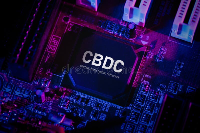 CBDC - Central Bank Digital Currency Technology Stock Photo - Image of ...