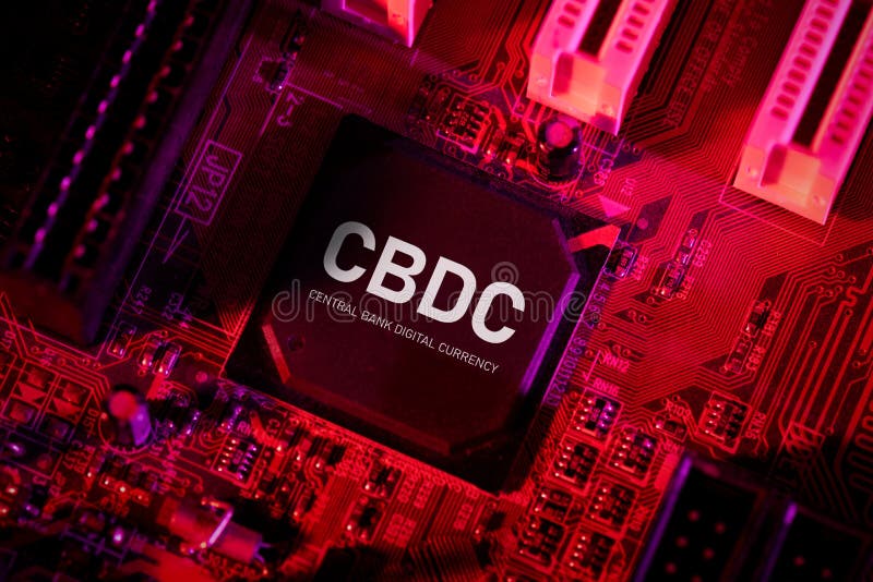 CBDC - Central Bank Digital Currency Technology Stock Photo - Image of ...