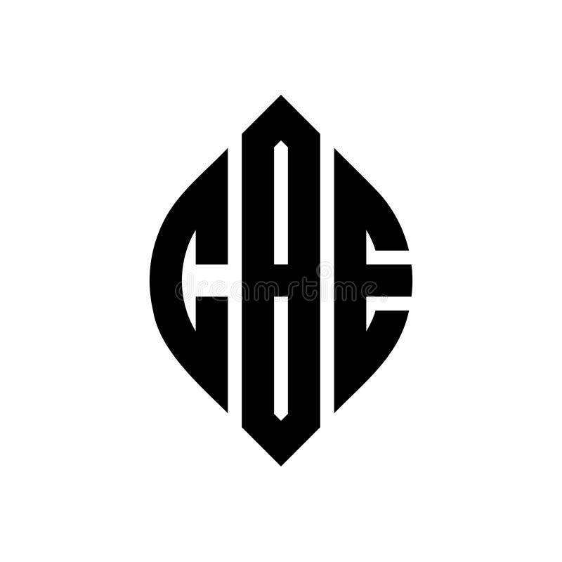 CBE Circle Letter Logo Design with Circle and Ellipse Shape. CBE ...