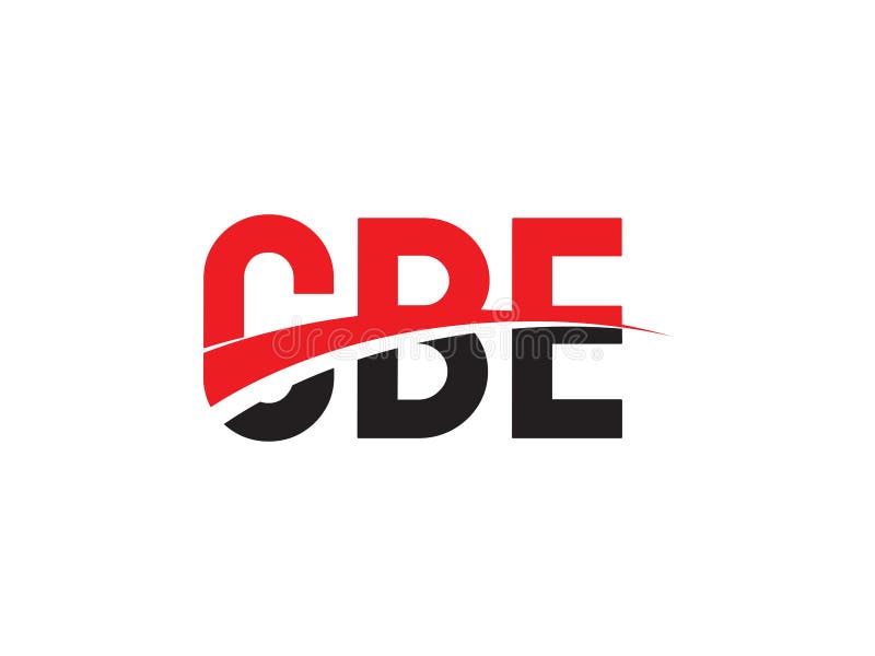 CBE Letter Initial Logo Design Vector Illustration Stock Vector ...