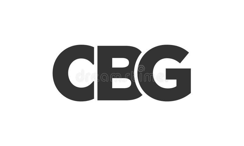 CBG Logo Design Template with Strong and Modern Bold Text. Initial ...