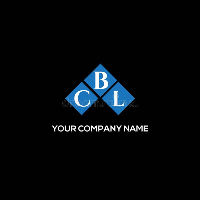 CBL Letter Logo Design on BLACK Background. CBL Creative Initials ...