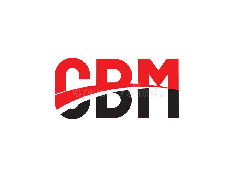 CBM Letter Initial Logo Design Vector Illustration Stock Vector ...