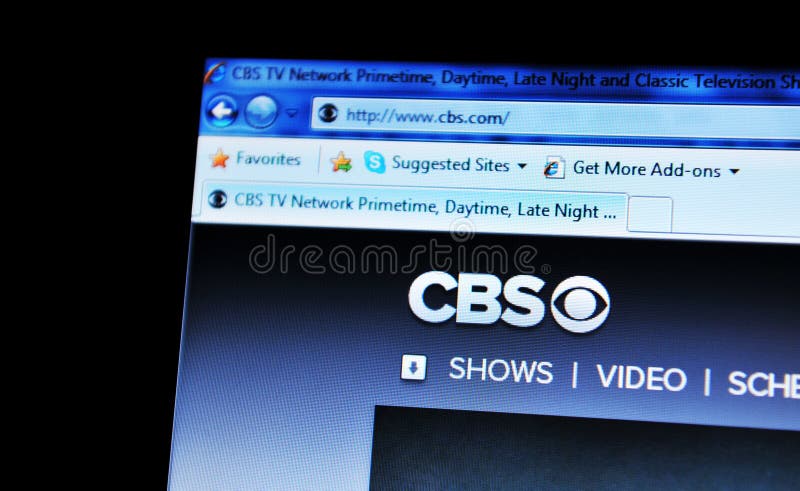 CBS foto de archivo editorial. Imagen de video, estados - 18224988