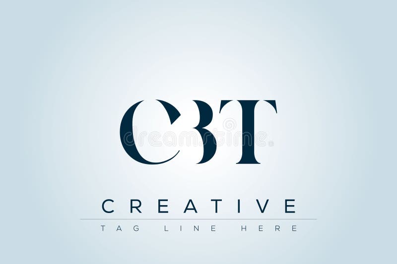 CBT abstract letter logo stock vector. Illustration of letters - 363287439