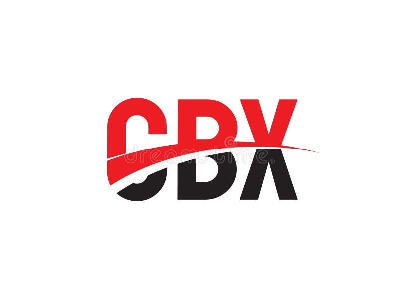 Cbx Letter Initial Logo Design Vector Illustration Stock Vector