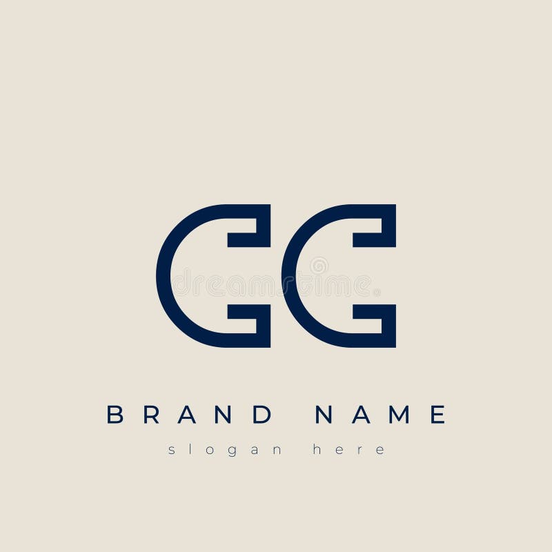 CC Alphabet Letter Icon Logo Stock Vector - Illustration of symbol ...