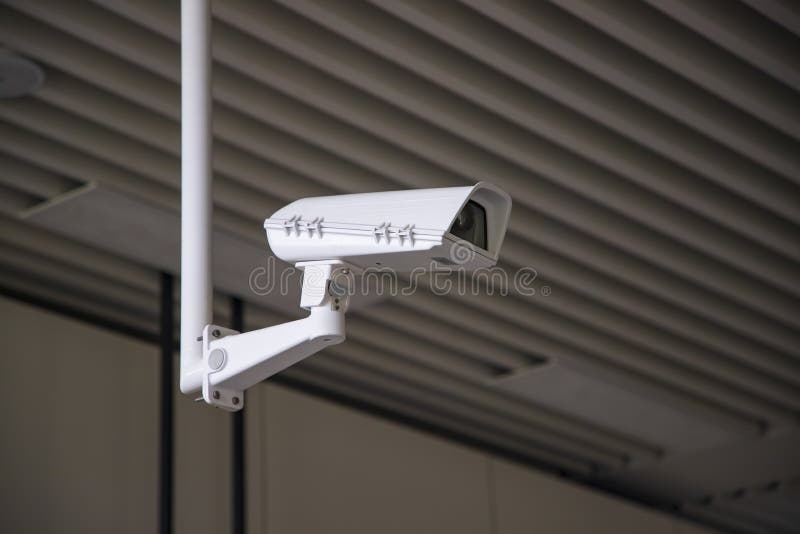 CC Camera or Security Surveillance Camera View Stock Photo - Image of ...