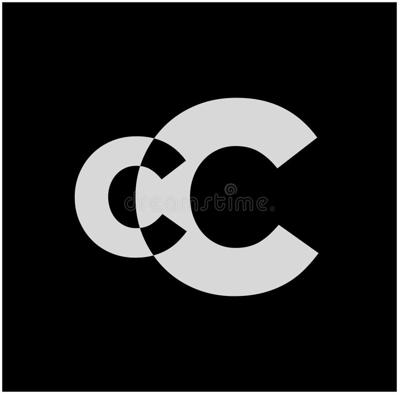 CC Comapny Name Initial Letters Monogram. CC Vector Letters Icon Stock ...