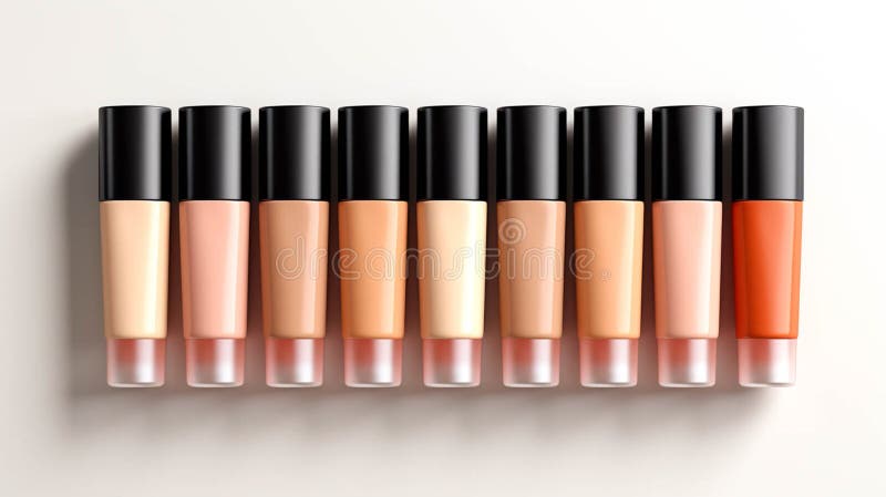 CC Cream Makeup Product Isolated on White Stock Illustration ...