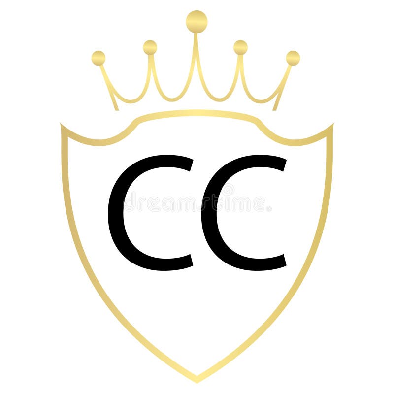 CC Letter Logo Design with Simple Style Stock Vector - Illustration of ...