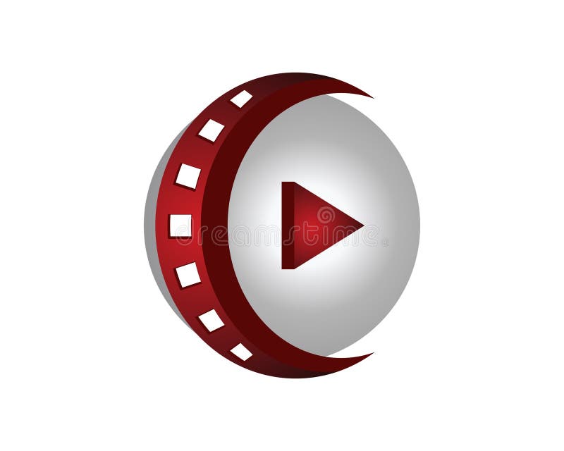 CC Roll Action Film Logo Icon Stock Vector - Illustration of typography ...