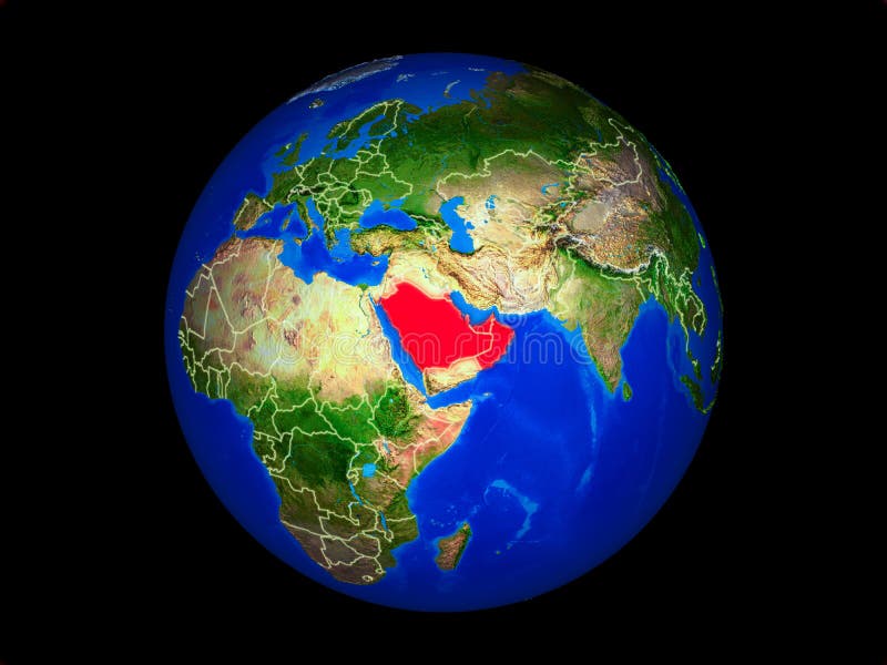 CCASG Countries on Earth from Space Stock Photo - Image of earth ...