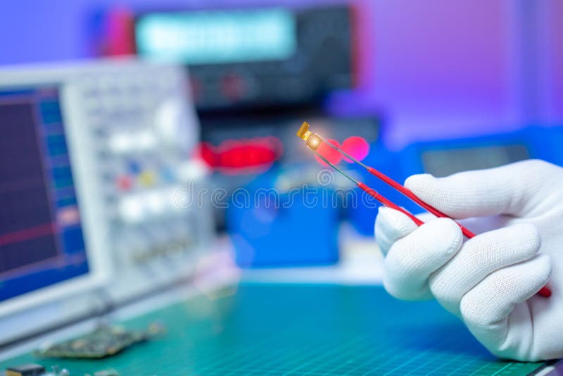 CCD Chip in Electronics Lab Stock Photo - Image of cmos, engineering ...