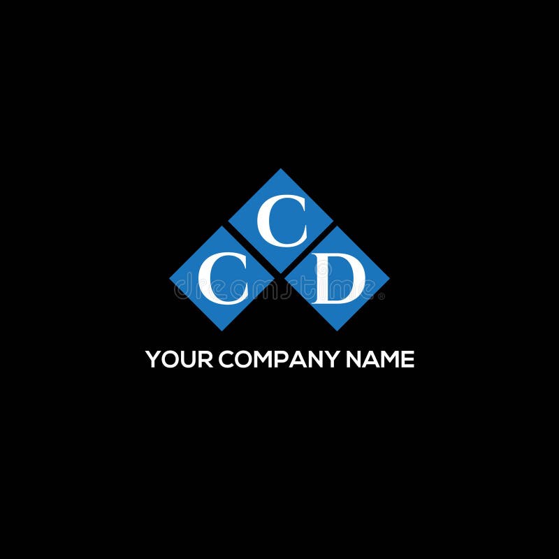 CCD Letter Logo Design on BLACK Background. CCD Creative Initials ...