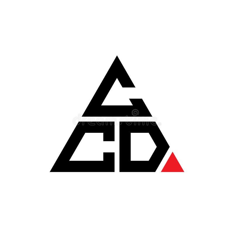 CCD Triangle Letter Logo Design with Triangle Shape. CCD Triangle Logo ...