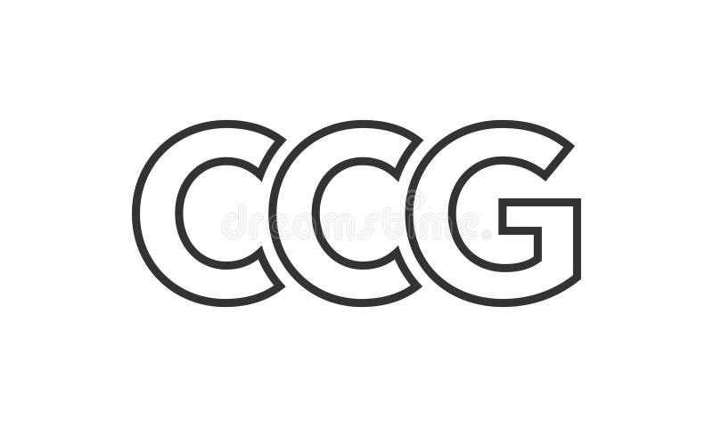 CCG Logo Design Template with Strong and Modern Bold Text. Initial ...