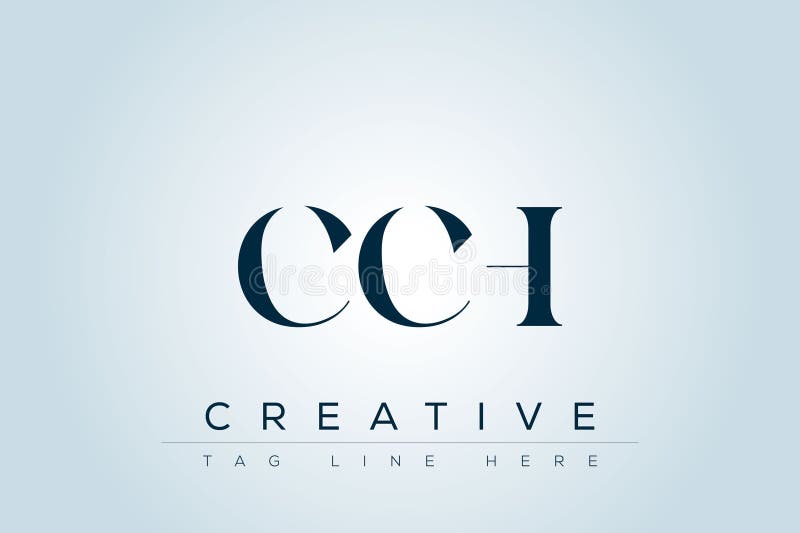 CCH abstract letter logo stock vector. Illustration of line - 363287394