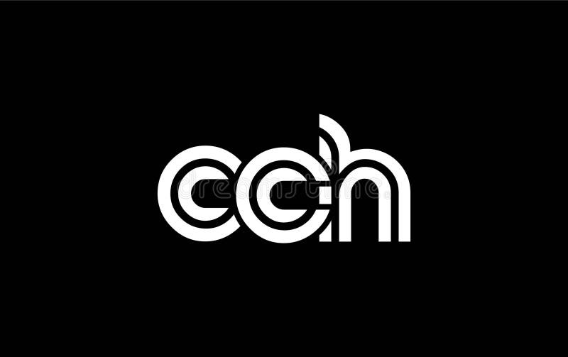 CCH Creative Unique Modern Letter Logo Design Stock Vector ...