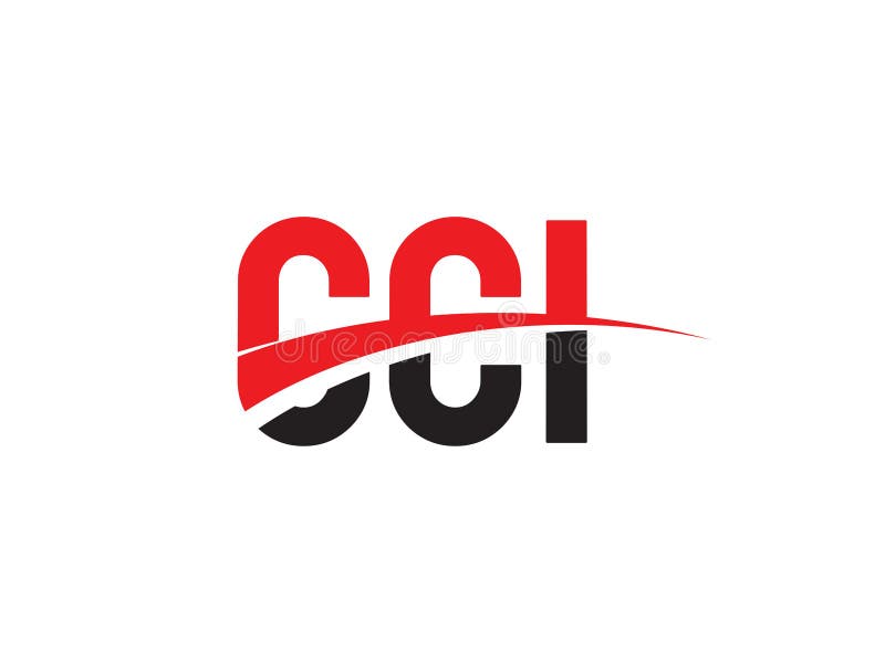 CCI Letter Initial Logo Design Vector Illustration Stock Vector ...