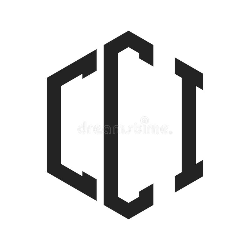 CCI Logo Design. Initial Letter CCI Monogram Logo Using Hexagon Shape ...