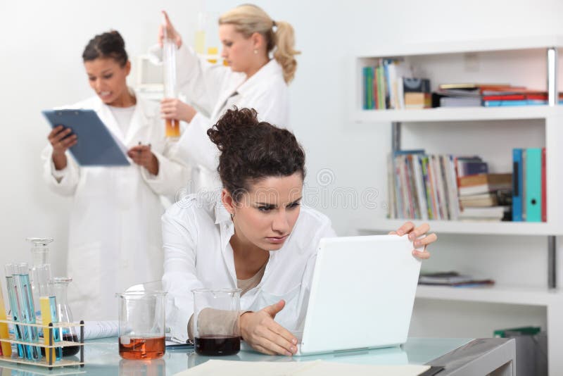 Ccientists in laboratory stock photo. Image of findings - 28903062