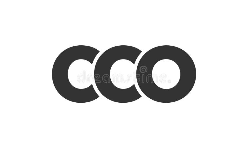CCO Logo Design Template with Strong and Modern Bold Text. Initial ...