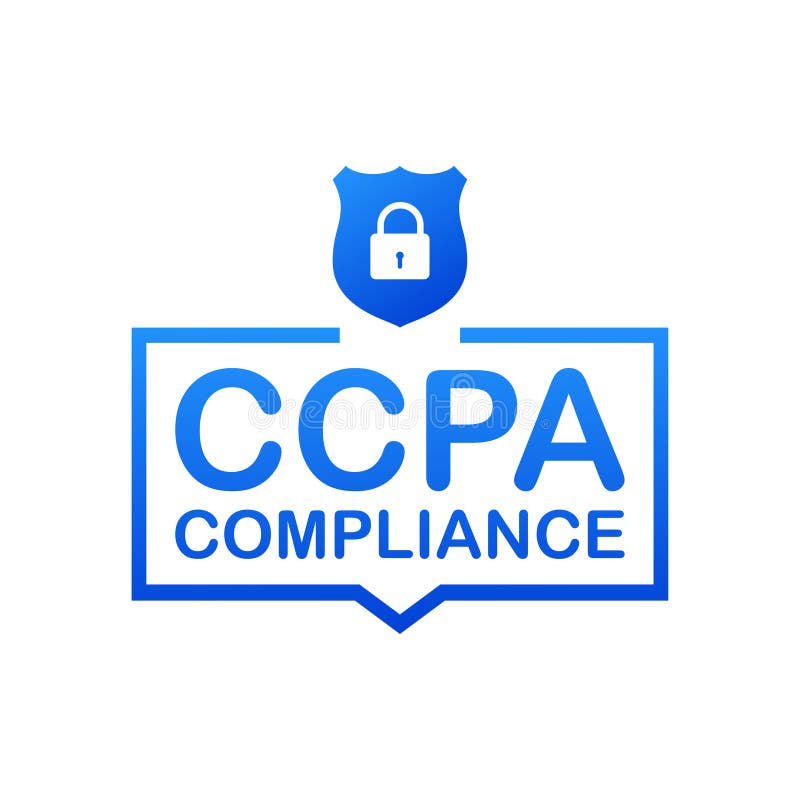 Ccpa, Great Design for Any Purposes. Security Vector Icon. Website ...