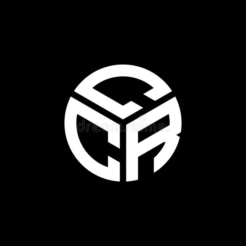 CCR Letter Logo Design on Black Background. CCR Creative Initials ...