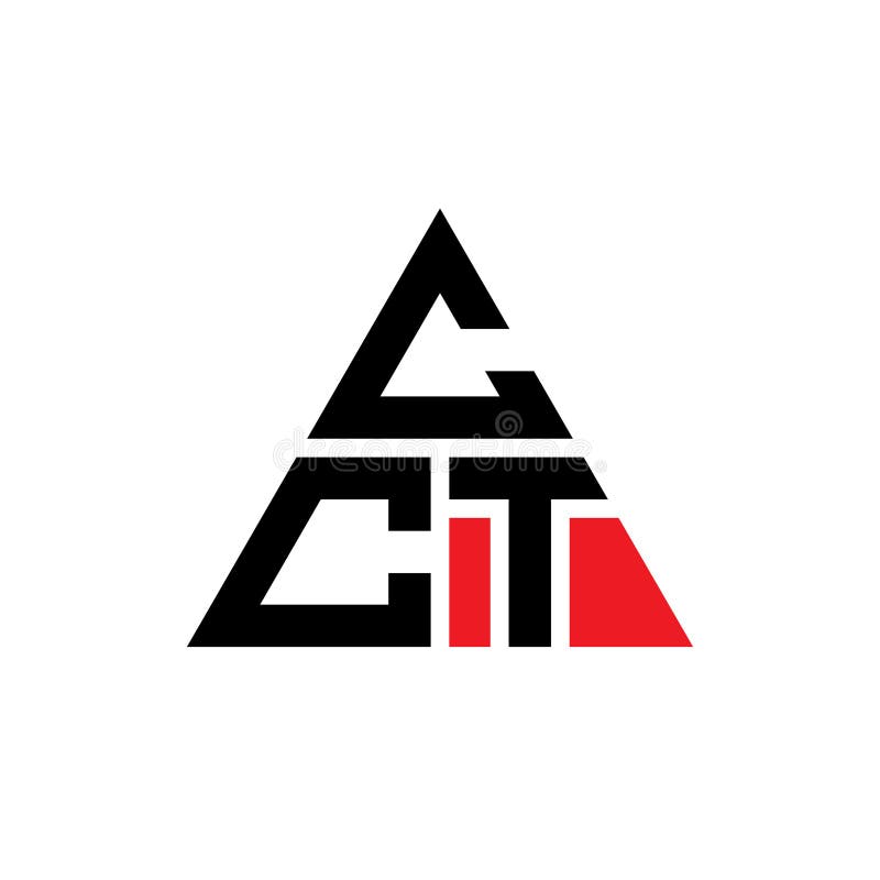 CCT Triangle Letter Logo Design with Triangle Shape. CCT Triangle Logo ...