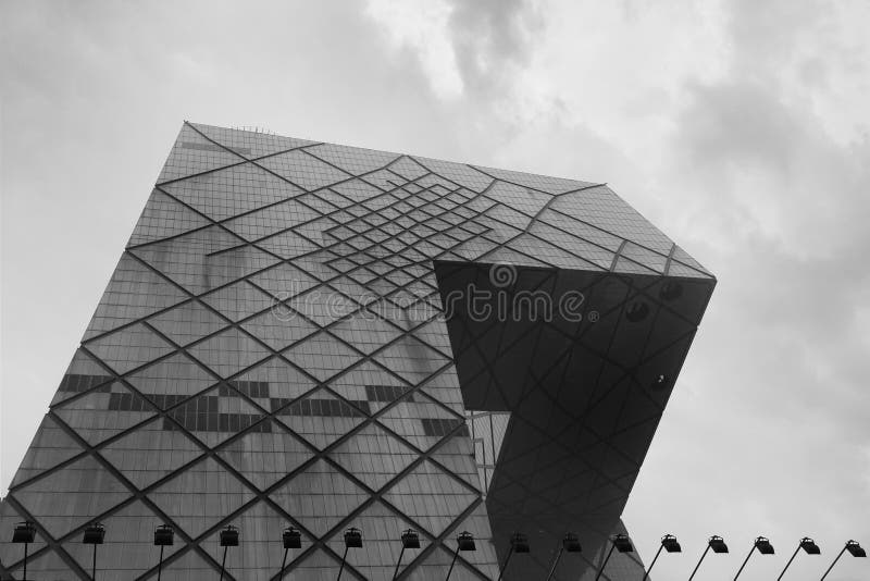 Cctv building stock photo. Image of cloud, city, construction - 22960842