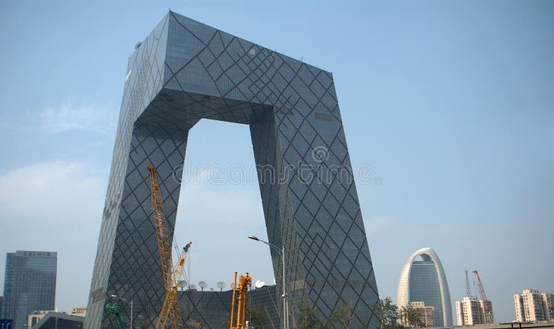 CCTV Building, Beijing, China Editorial Image - Image of architect ...