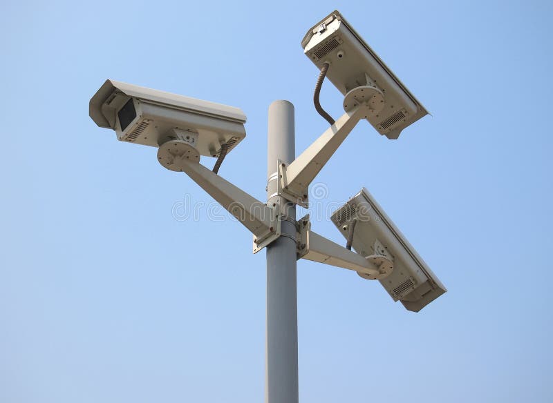Cctv Camera stock photo. Image of alert, camera, wall - 20679552