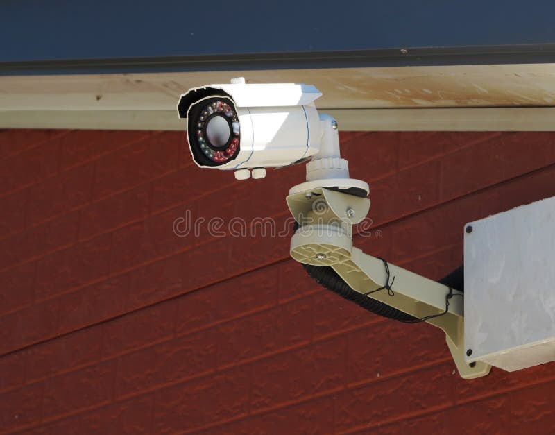 Cctv Camera stock image. Image of television, cctv, monitor - 28407149