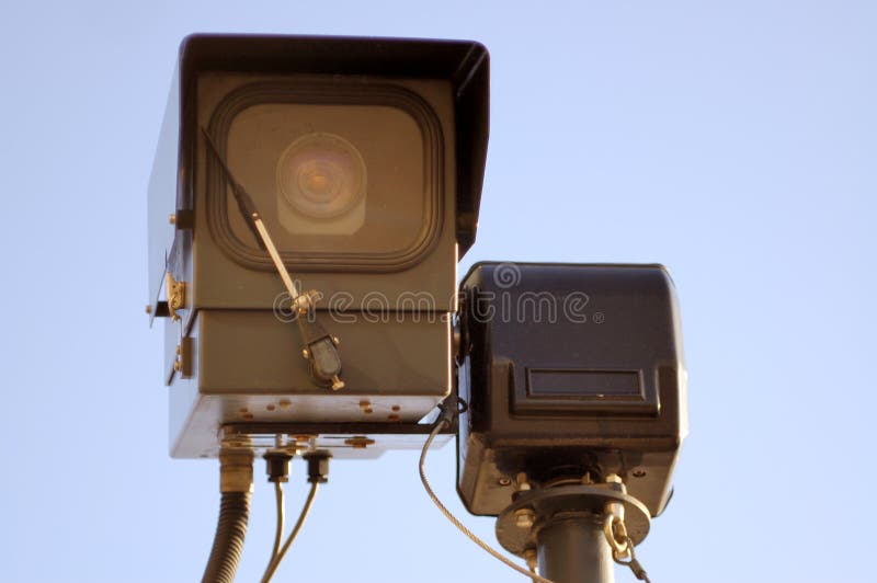 CCTV camera stock image. Image of observe, street, camera - 4516685