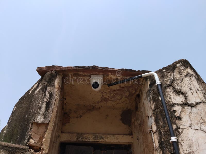 Indian CCTV Camera on the Flag of India Surveillance, Security, Control ...