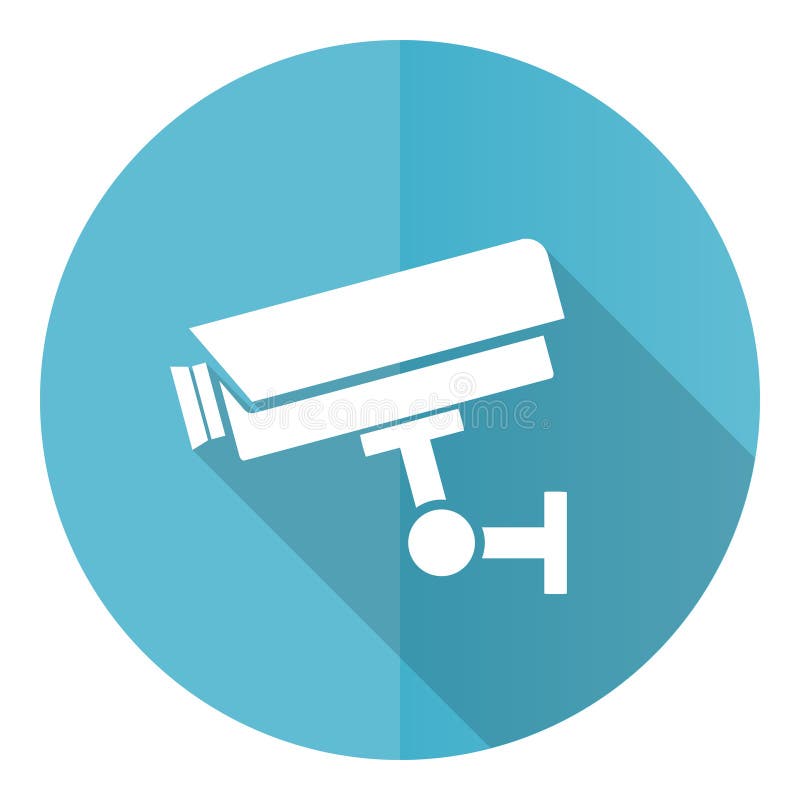 Cctv Round Camera Black Isolated Vector Icon. Stock Vector ...