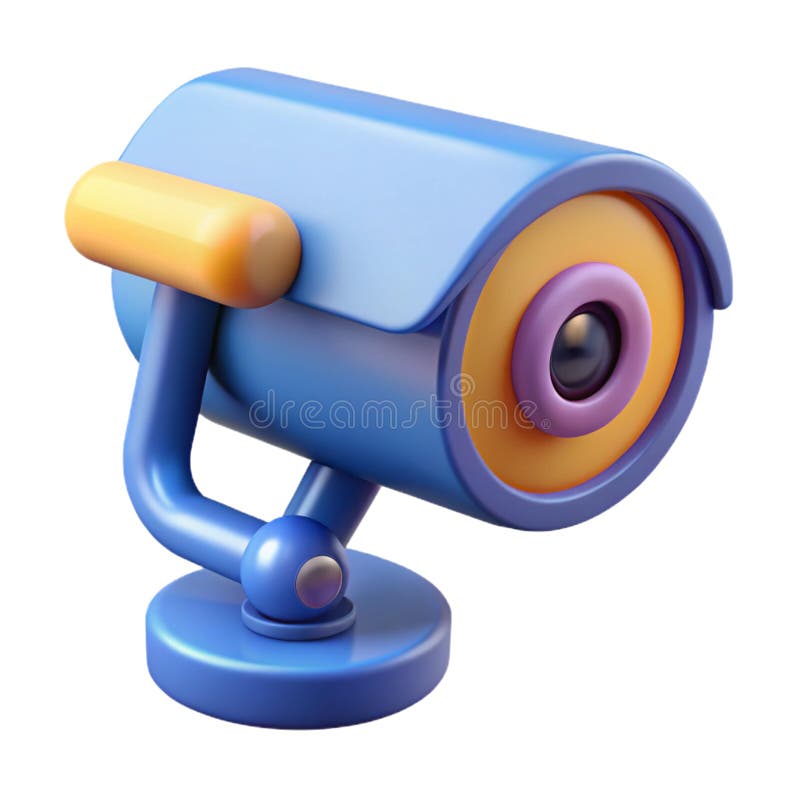 Cctv Camera 3d Stock Illustrations – 4,212 Cctv Camera 3d Stock ...