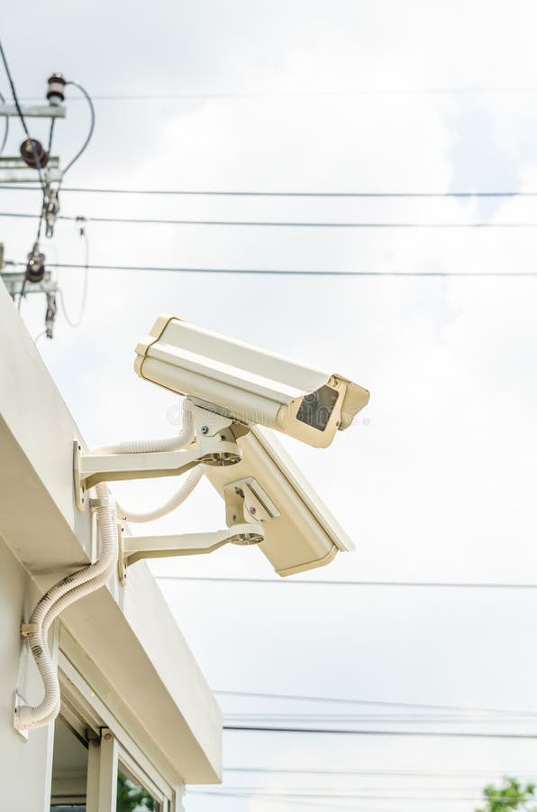 CCTV Camera stock photo. Image of urban, cctv, isolated - 54847644