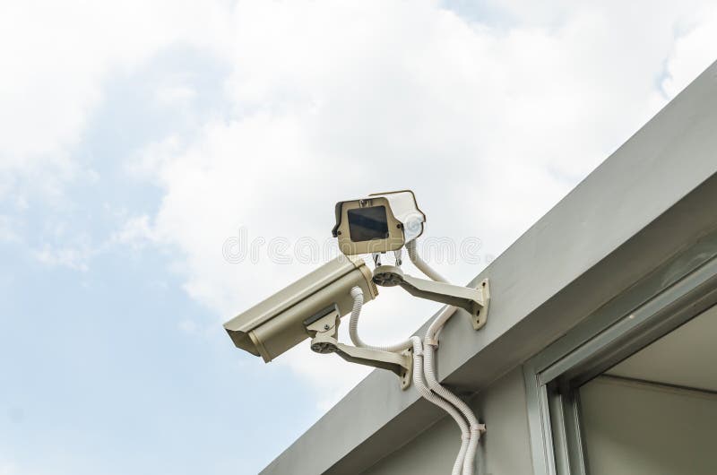 CCTV Camera stock image. Image of electronic, safety - 54848021
