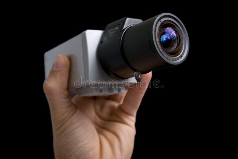 CCTV camera and sign stock photo. Image of monitoring - 1767594