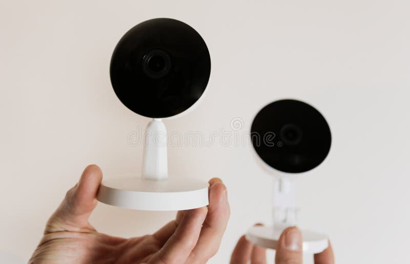 CCTV Camera for Home Security. Videcam, Smart Home Technology Stock ...