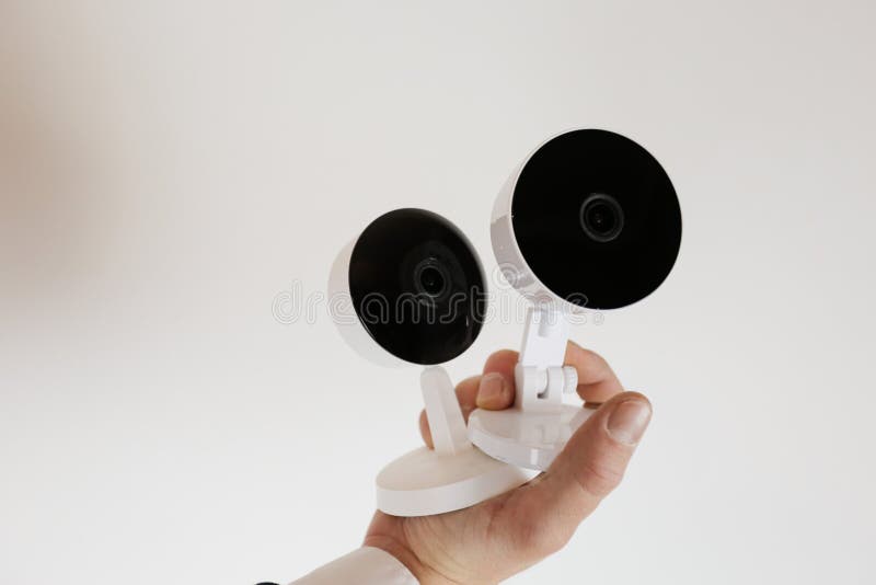 CCTV Camera for Home Security. Videcam, Smart Home Technology Stock ...