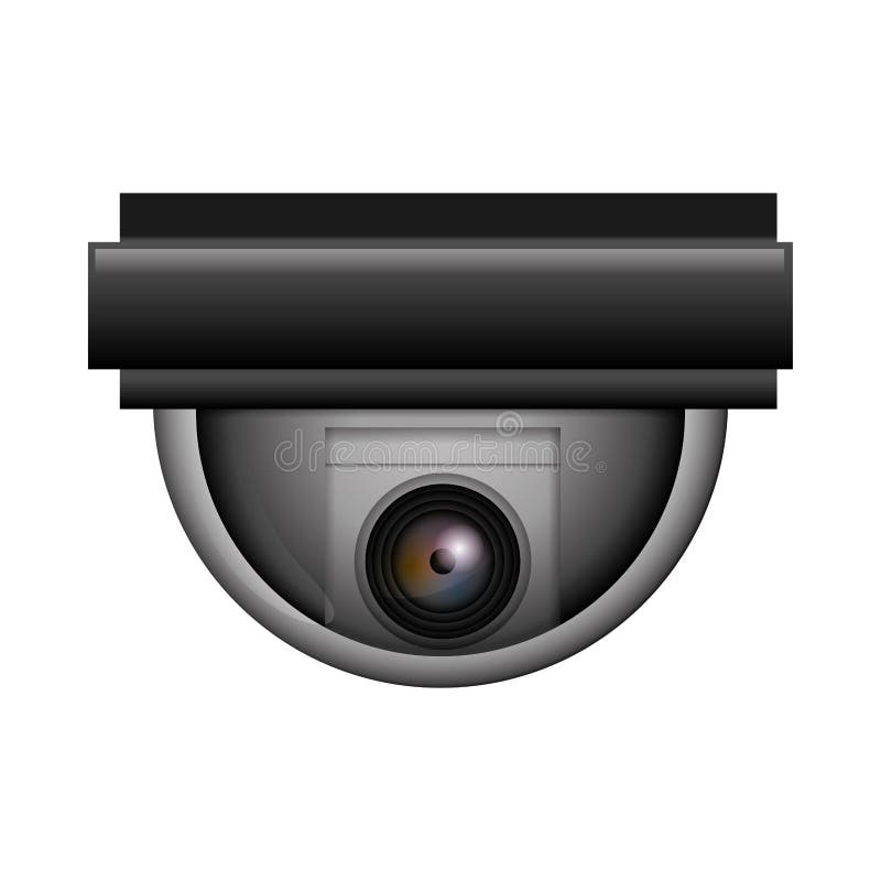 Cctv Camera Icon. Security and Protection Care. Vector Graphic Stock ...