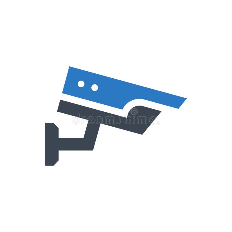 Cctv Camera Icon. Simple Vector Graphics Stock Vector - Illustration of ...