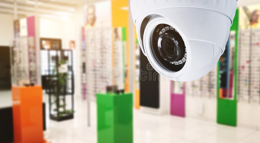CCTV Camera Inside the Store Stock Photo - Image of shop, quality ...