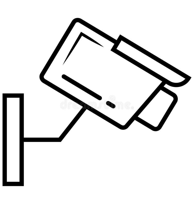 Cctv Camera, Inspection Isolated Vector Icon Can Be Easily Modified or ...