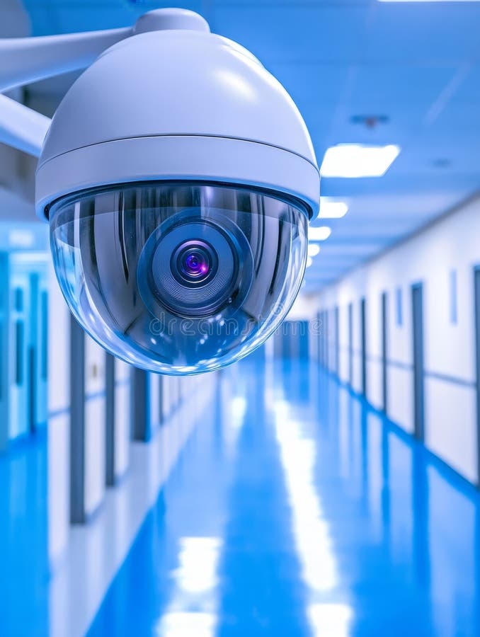 CCTV Camera Installed for Student Safety in School a Clear View of a ...