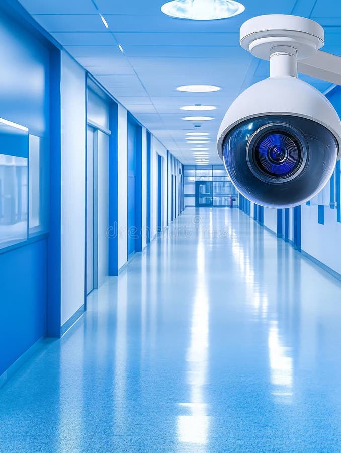 CCTV Camera Installed for Student Safety in School a Security Camera ...