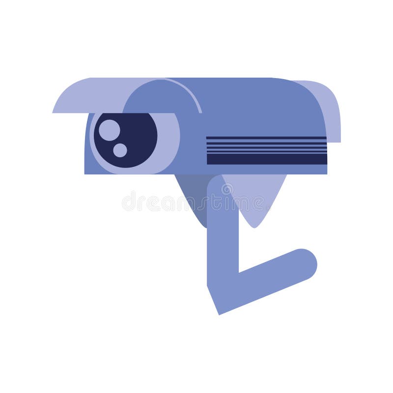 Cctv Camera Icon. Security and Protection Care. Vector Graphic Stock ...